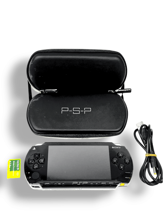 PSP 1000 Series Console + Memory Card + Charger + Case *TIDY* - Appleby ...