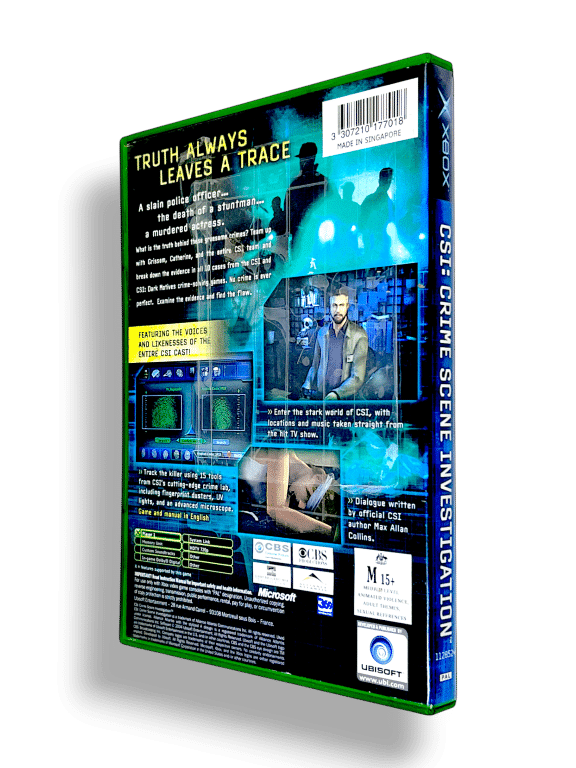 CSI: Crime Scene Investigation (XBox) *EXCELLENT & COMPLETE* - Appleby ...