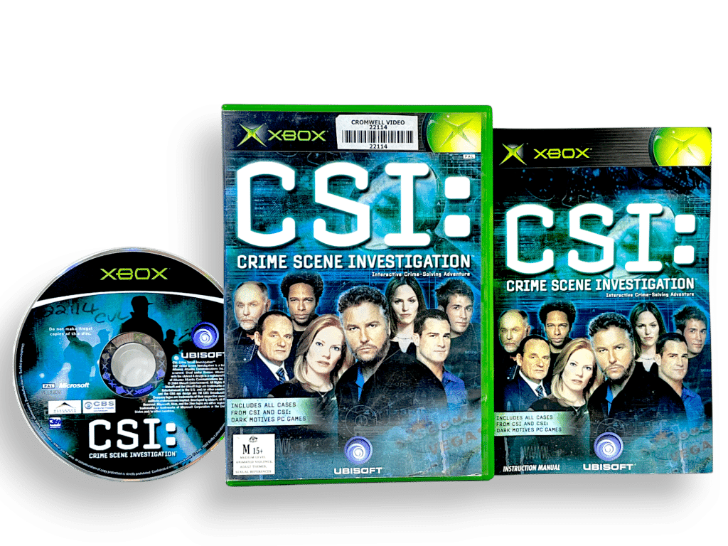 CSI: Crime Scene Investigation (XBox) *EXCELLENT & COMPLETE* - Appleby ...