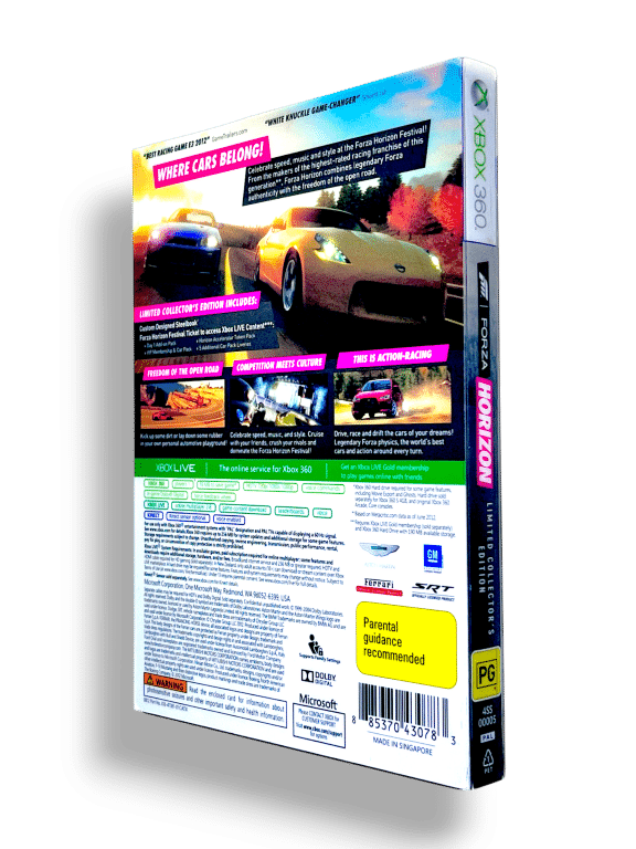 Forza Horizon Limited Collector's Edition (Xbox 360) *STEEL EDITION ...