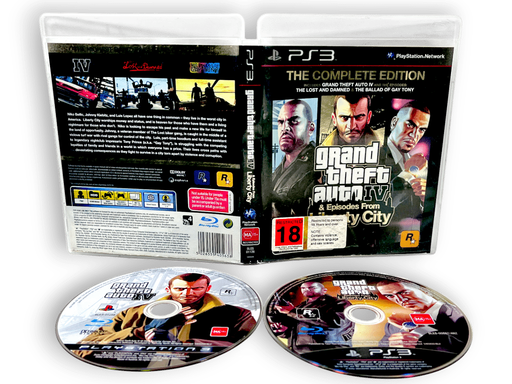 Grand Theft Auto IV: THE COMPLETE EDITION (PS3) *TWO DISCS* - Appleby Games