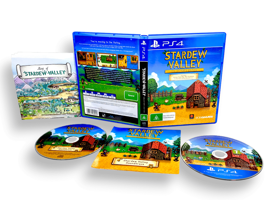 STARDEW VALLEY: COLLECTOR'S EDITION (PS4) *MINT COMPLETE* - Appleby Games