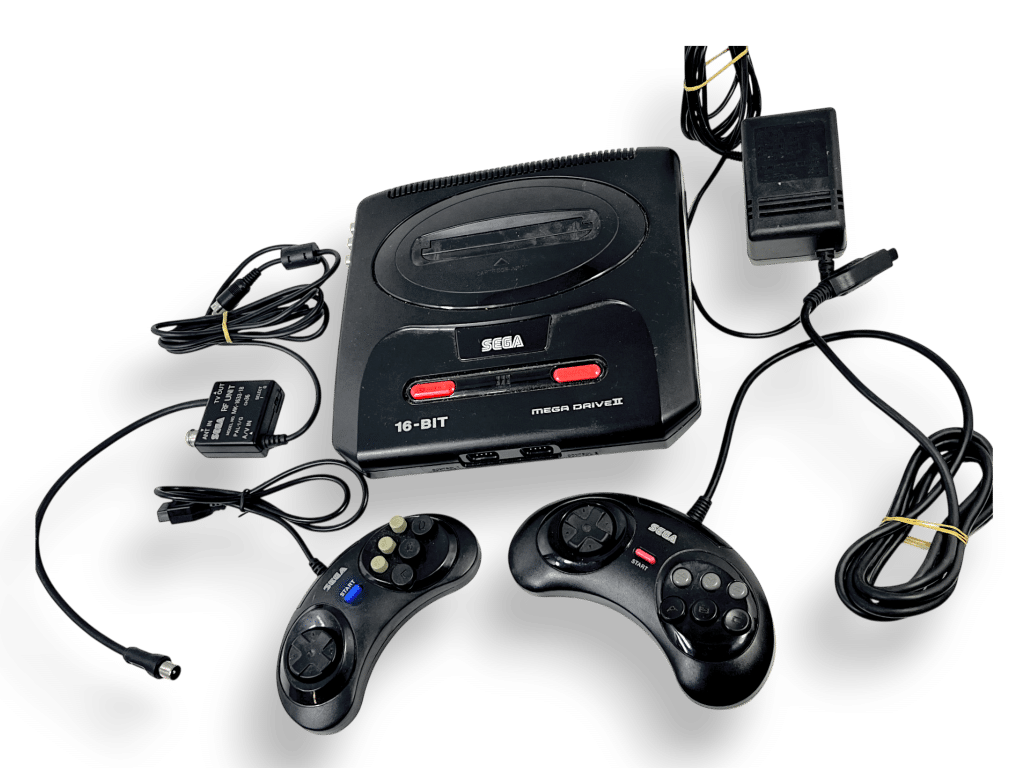 Sega Mega Drive II Console + 2 x Genuine Controllers + Accessories ...