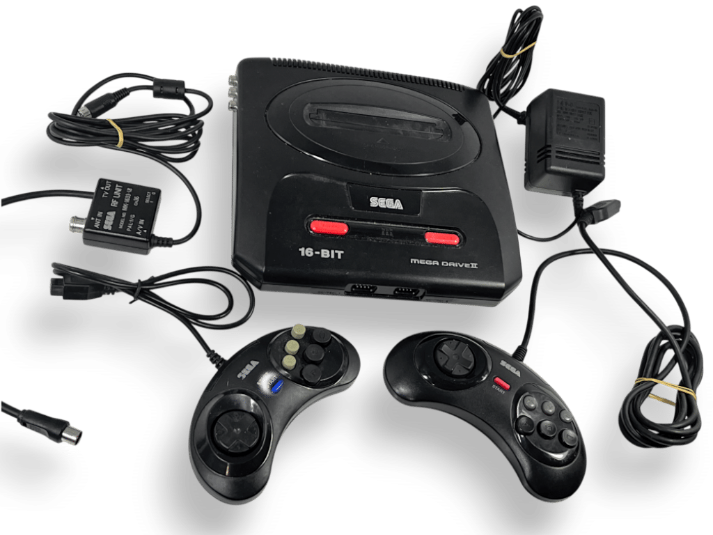Sega Mega Drive II Console + 2 x Genuine Controllers + Accessories ...