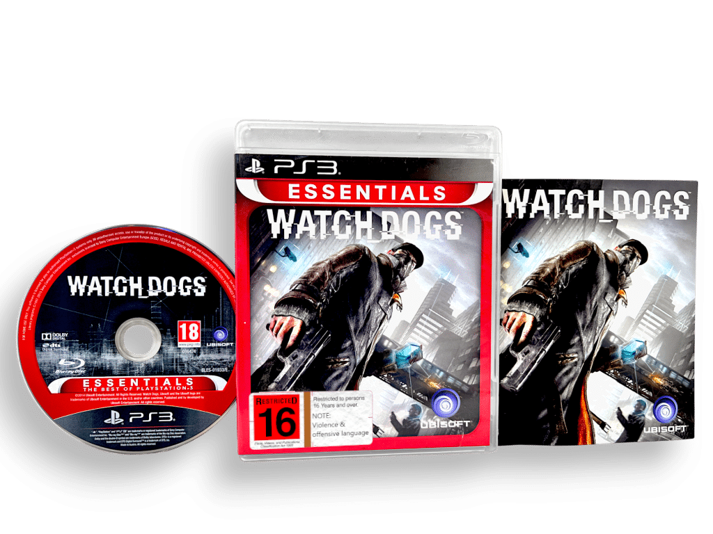Watch Dogs (WatchDogs) PS3 ESSENTIALS *MINT COMPLETE* - Appleby Games