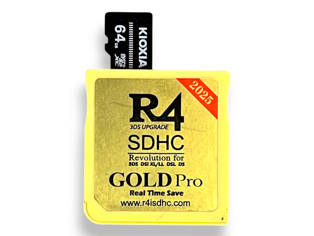 GENUINE SDHC GOLD PRO R4 Game Cartridge Adapter for Nintendo DS ...