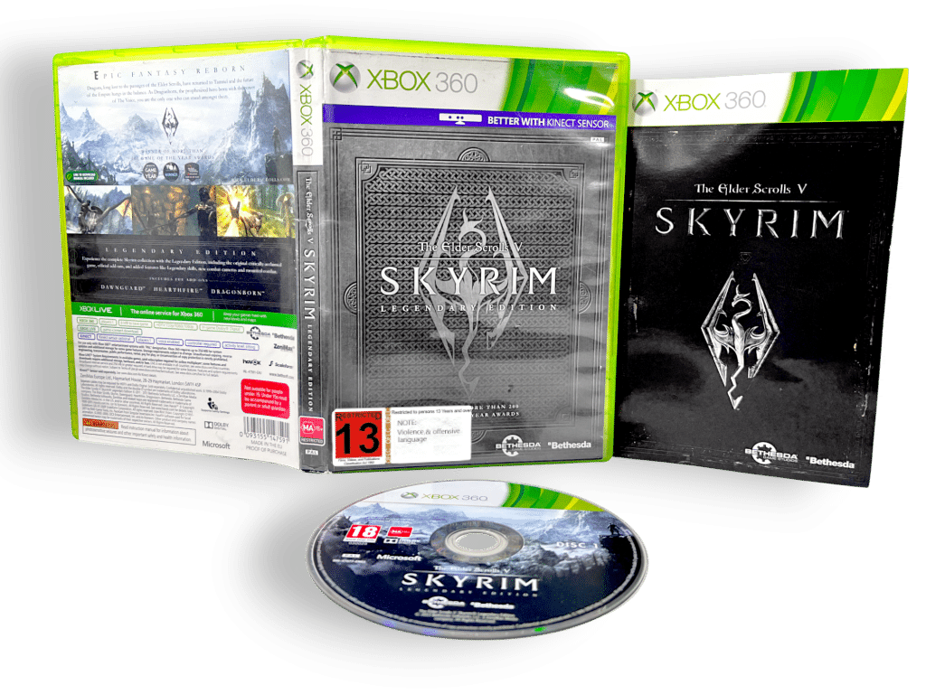 The Elder Scrolls V: Skyrim Legendary Edition (XBox 360) *INCLUDES DISC ...