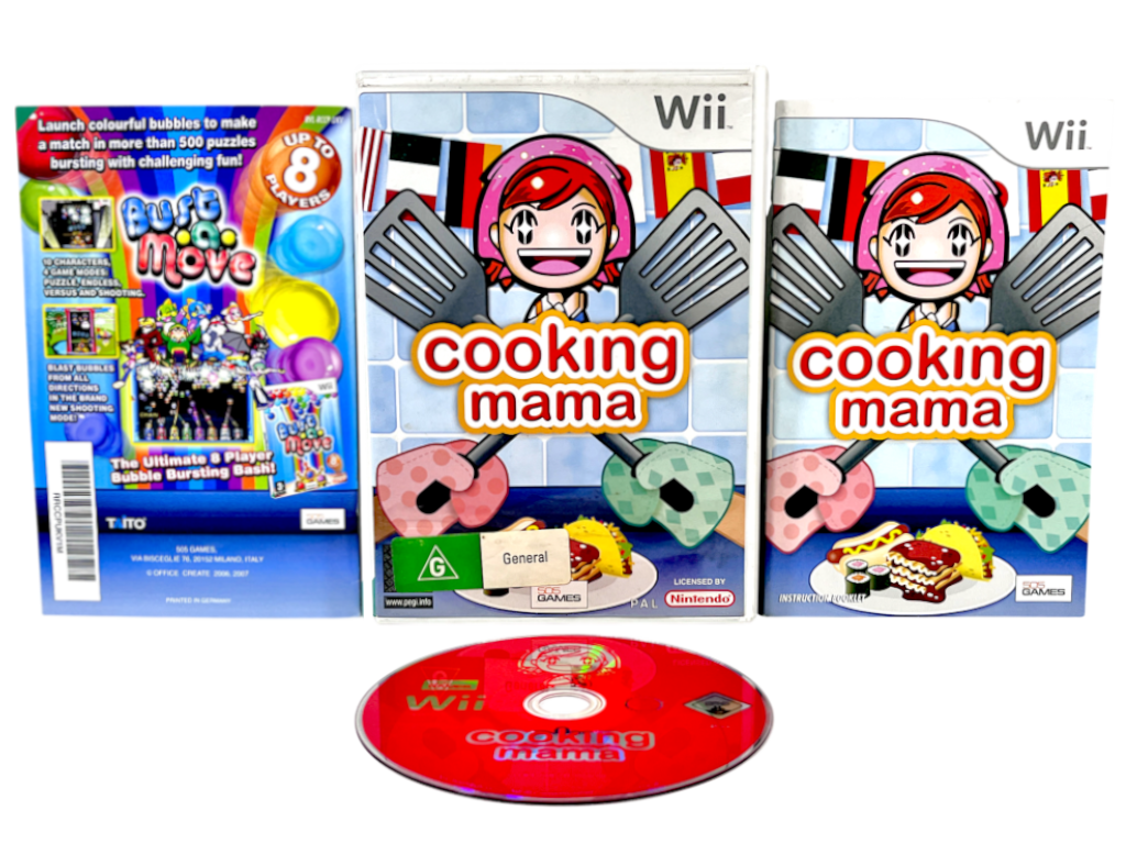 COOKING MAMA (Wii) *EXCELLENT & COMPLETE* - Appleby Games