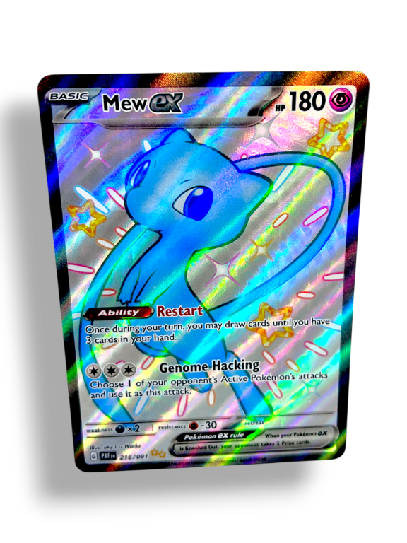 Mew EX (216/091) (Paldean Fates) - Appleby Games
