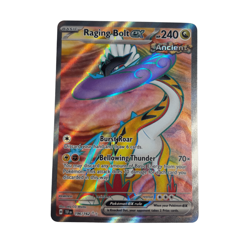 POKEMON TCG - Raging Bolt EX (196/162) Temporal Forces - Appleby Games