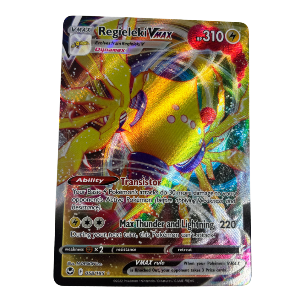 POKEMON TCG - Regieleki VMAX (058/195) Silver Tempest - Appleby Games