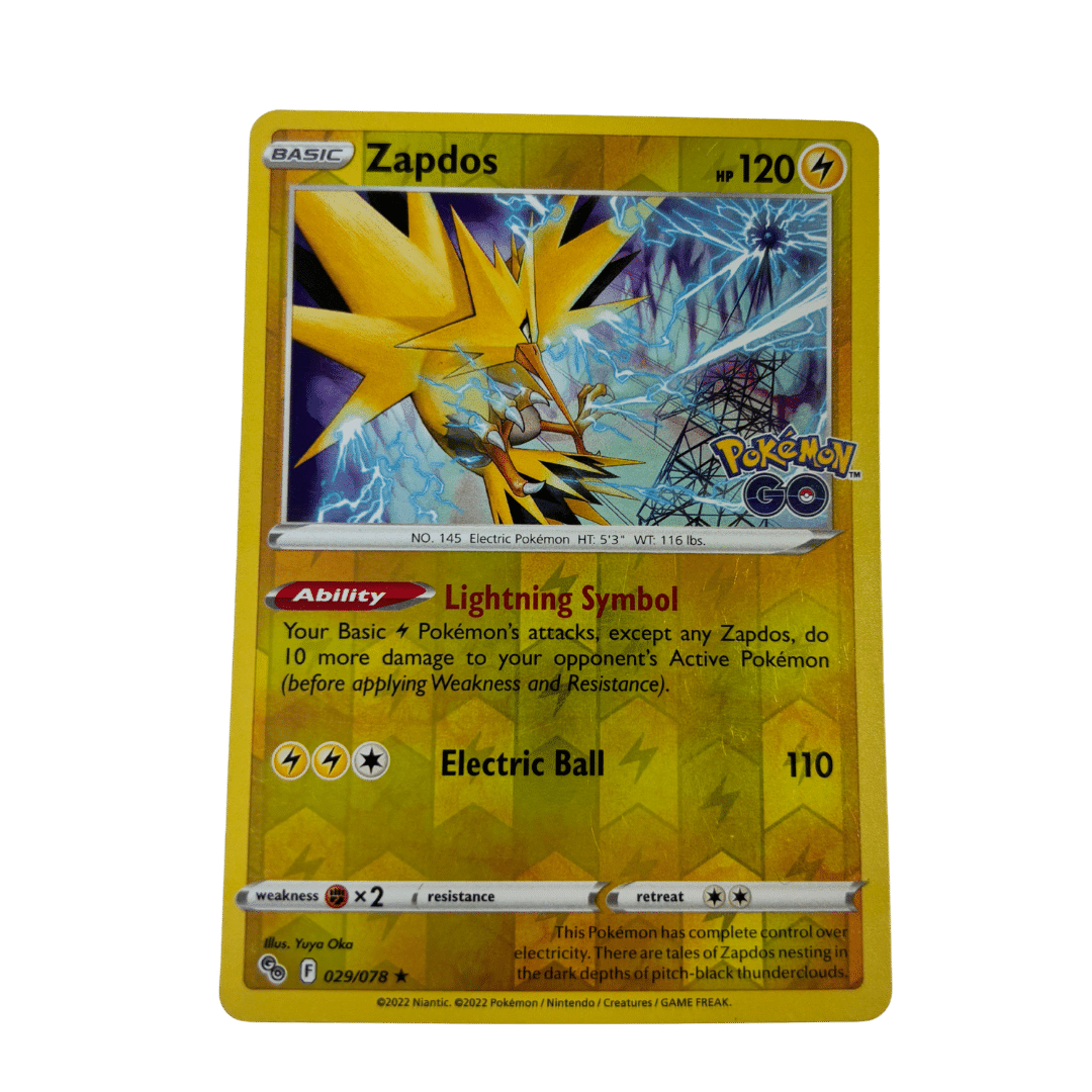 POKEMON TCG - Zapdos (029/078) Pokemon Go - Appleby Games