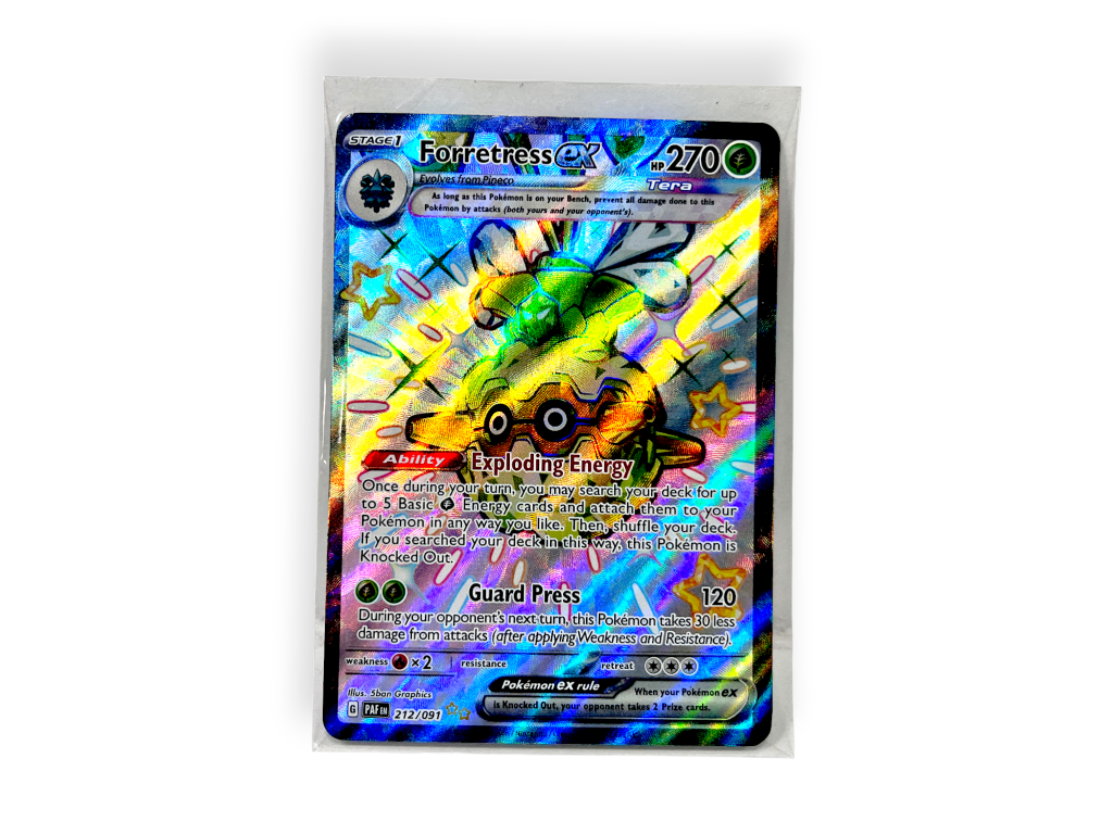 Pokemon TCG Forretress Ex 212/091 Paldean Fates - Appleby Games