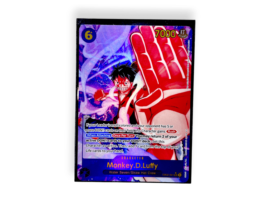 One Piece TCG - Monkey.D.Luffy EB02-061 (Alt. Art) 25th Collection ...