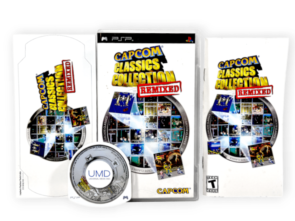 Capcom Classics Collection Remixed (PSP) *MINT COMPLETE* - Appleby Games