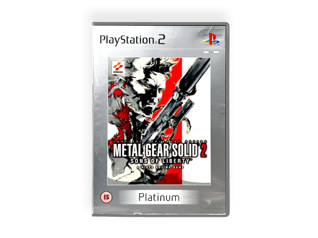 Metal Gear Solid 2: Sons of Liberty PS2 *GENUINE PLATINUM PRINT ...