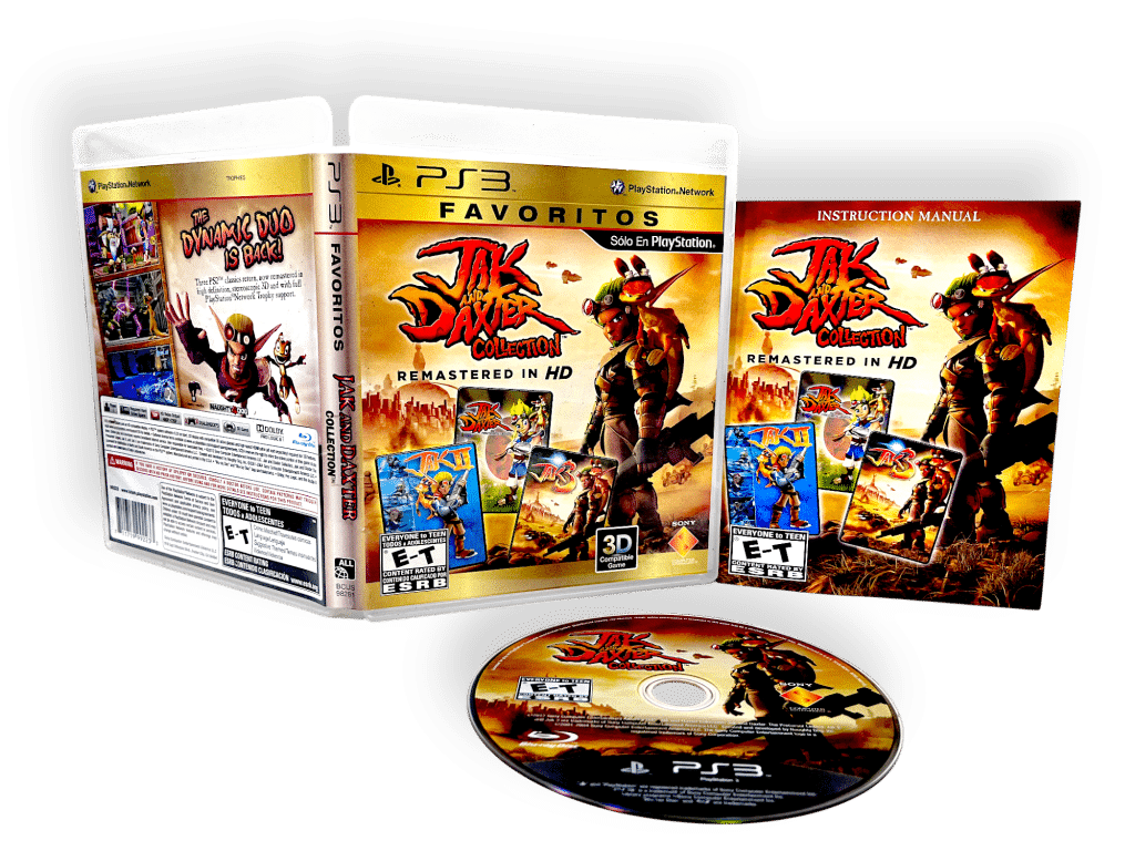 The Jak & Daxter TRILOGY (PS3 COLLECTIBLE PRINT) *MINT COMPLETE ...