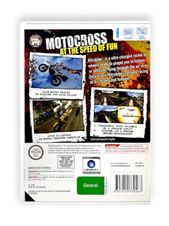 Nitrobike (NITRO BIKE Wii) *COMPLETE* - Appleby Games