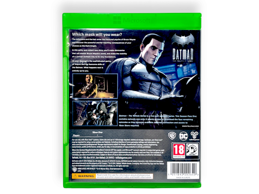 Batman – The Telltale Series (Xbox One) *MINT COMPLETE* - Appleby Games
