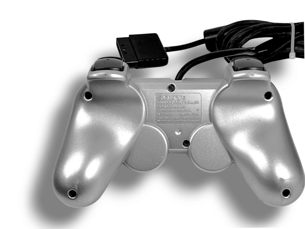 SONY PS2 Controller SILVER *EXCELLENT CONDITION* - Appleby Games