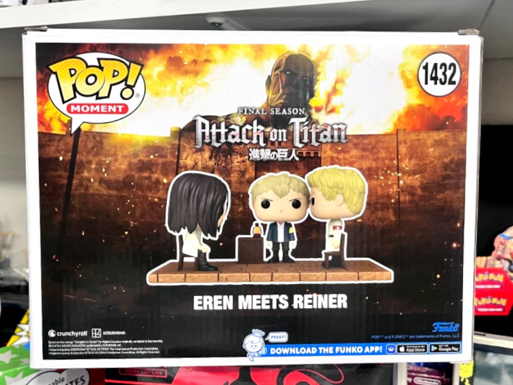 Funko POP! Moment: Attack On Titan 'Eren Meets Reiner' #1432 - Appleby ...