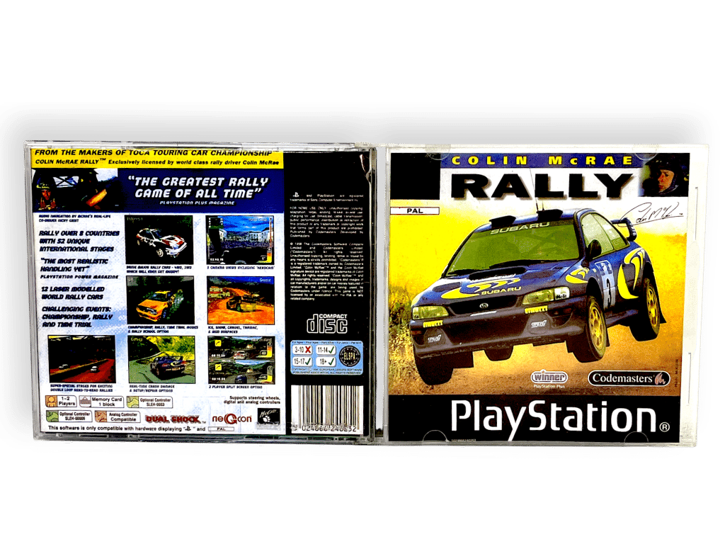 Colin McRae Rally (PS1) CASE ONLY, NO DISC - Appleby Games