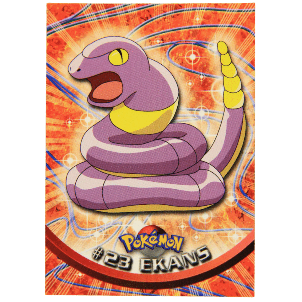 POKEMON TCG - #23 Ekans TV Animation Blue Logo 1st Print 1999 - Appleby ...