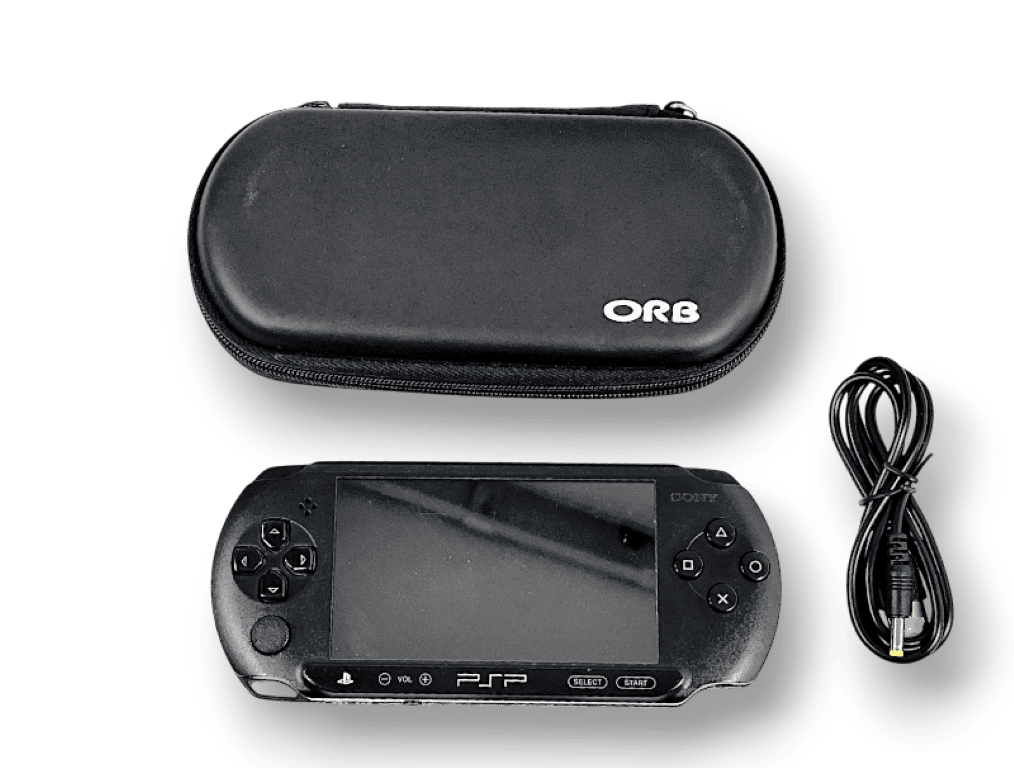 Sony PSP Street Console Bundle (Black) + ORB Case + Charger + 4GB ...