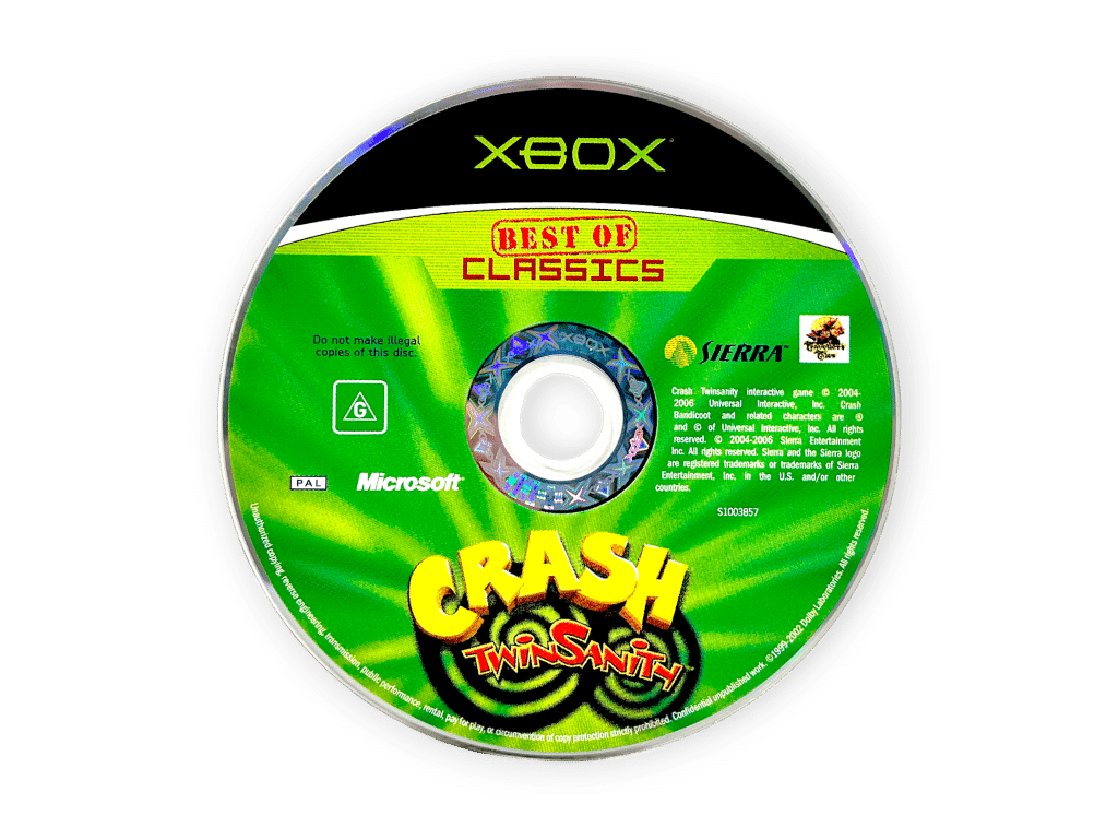 Crash Twinsanity (Xbox) *GAME ONLY* - Appleby Games
