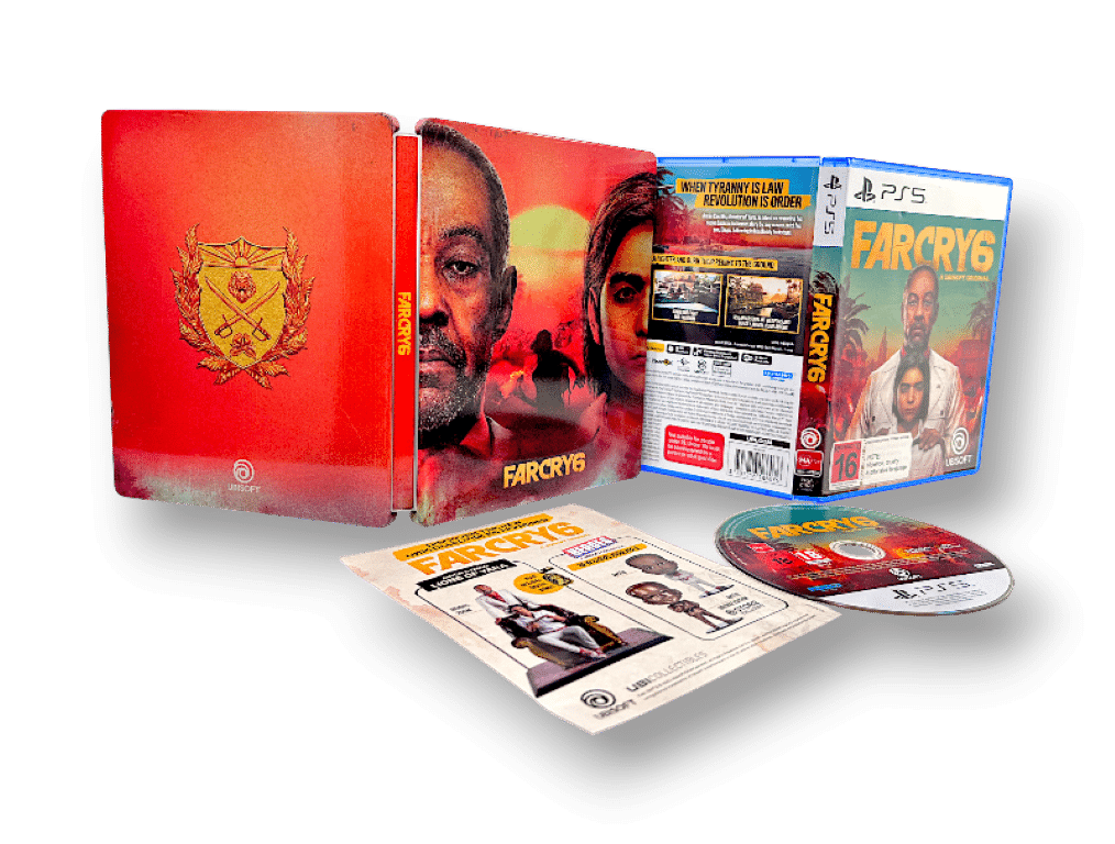 Far Cry 6: GOLD EDITION (PS5) *STEEL COLLECTOR'S EDITION* - Appleby Games