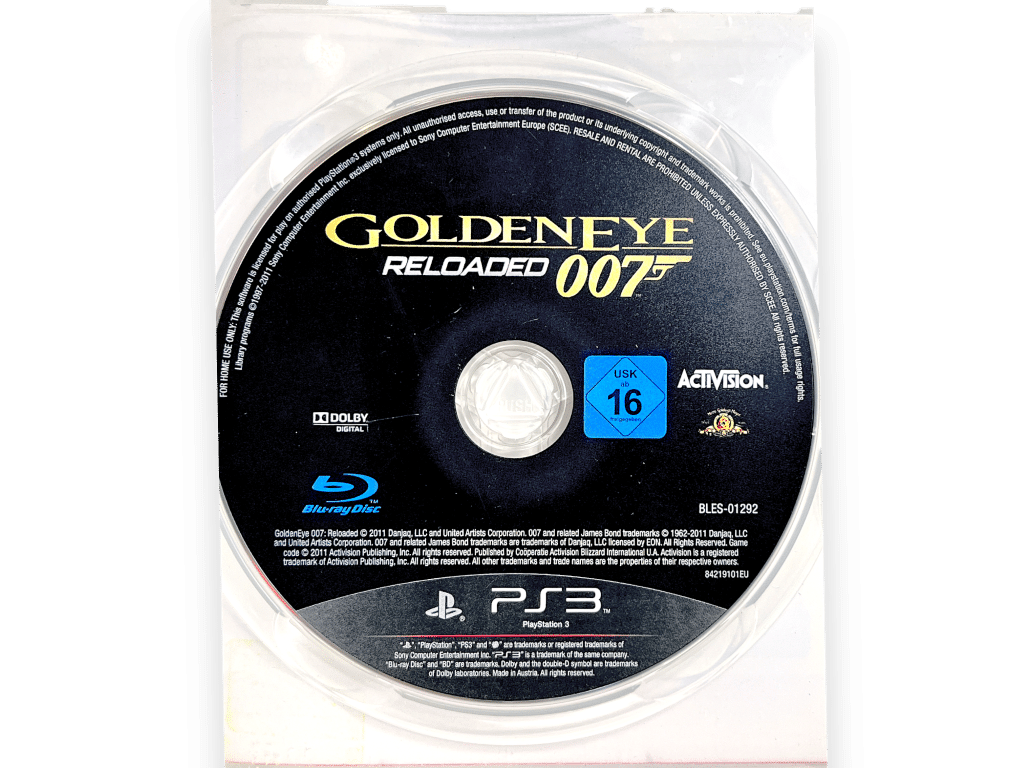 James Bond 007: GOLDENEYE Reloaded (PS3) *DISC MINT* - Appleby Games