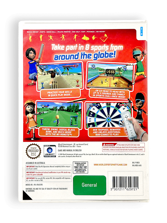 Play Zone: World Sports Party (Wii) World Sports Party - Appleby Games