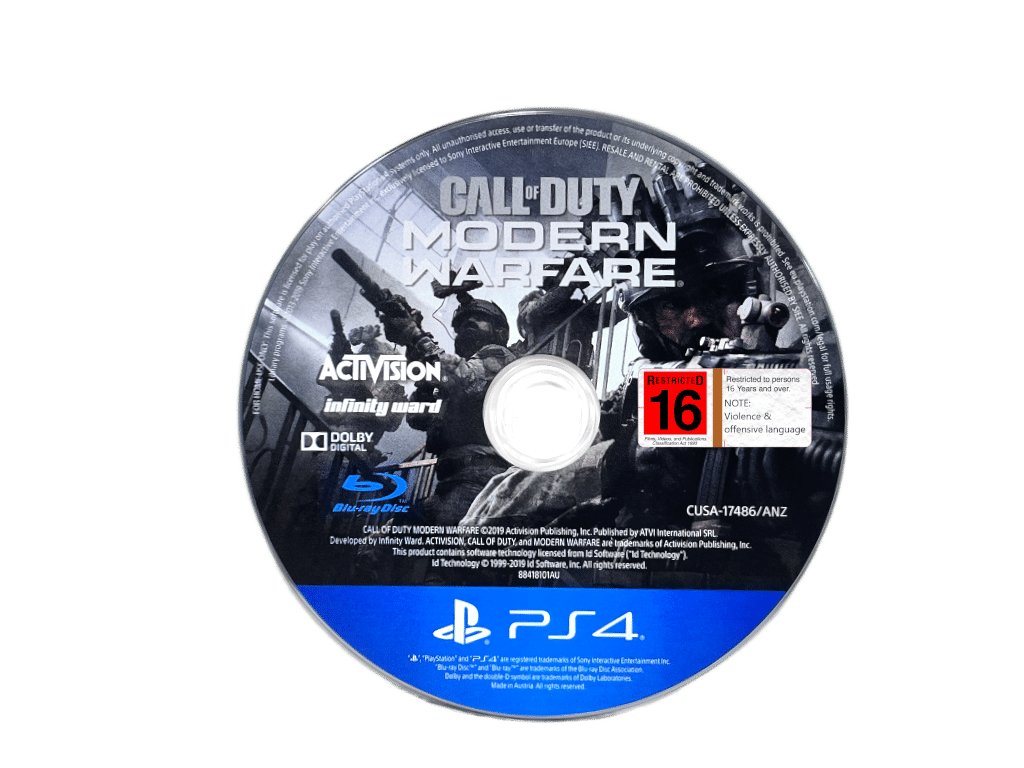 Call of Duty: Modern Warfare (PS4, Disc Only) - Appleby Games