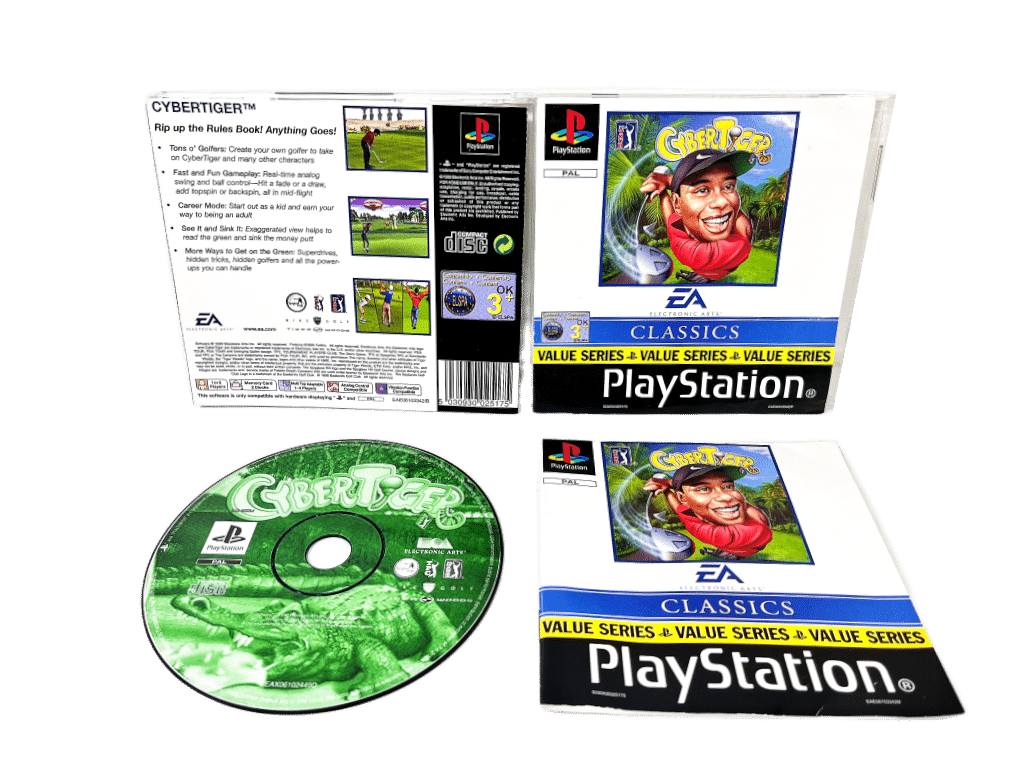 CyberTiger (PS1 – Classics) - Appleby Games