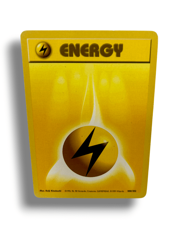 POKEMON TCG - Lightning Energy 100 Base Set Unlimited - Appleby Games