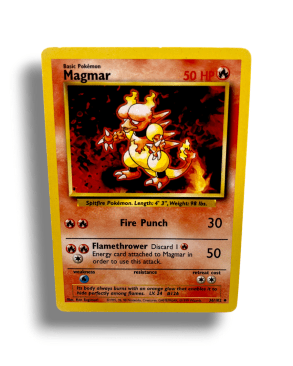 POKEMON TCG - Magmar 36 Base Set Unlimited - Appleby Games