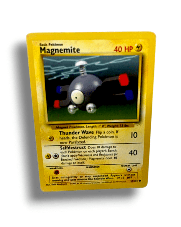 POKEMON TCG - Magnemite 53 Base Set Unlimited - Appleby Games