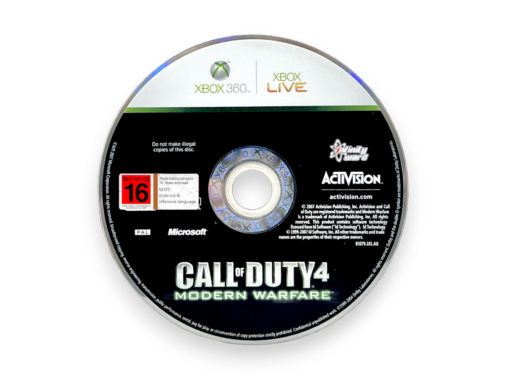Call of Duty 4: Modern Warfare (Xbox 360 – Disc Only) - Appleby Games