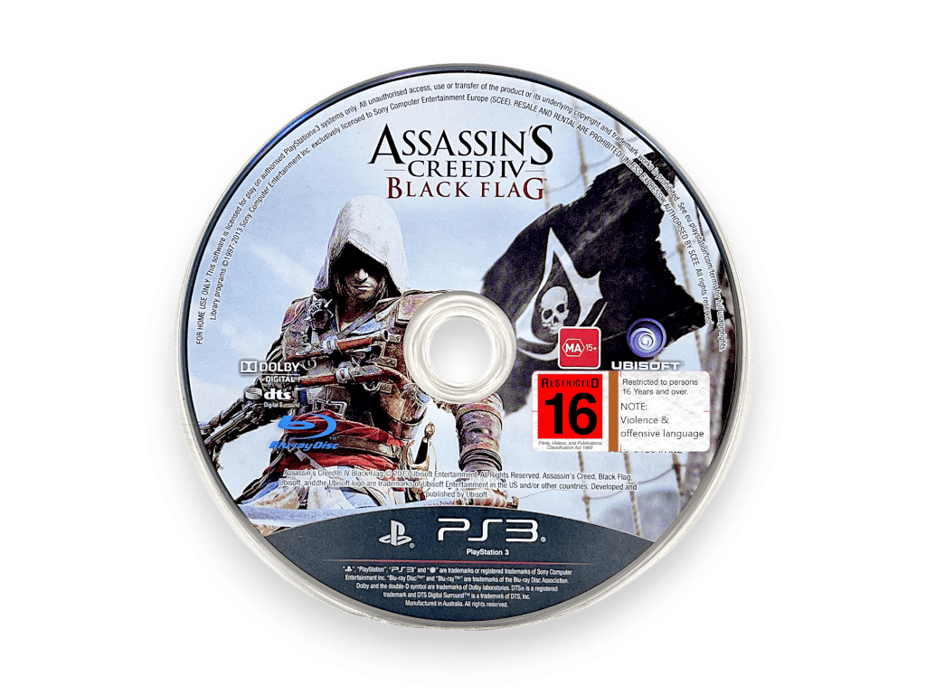 Assassin's Creed IV: Black Flag (PS3 – Disc Only) - Appleby Games