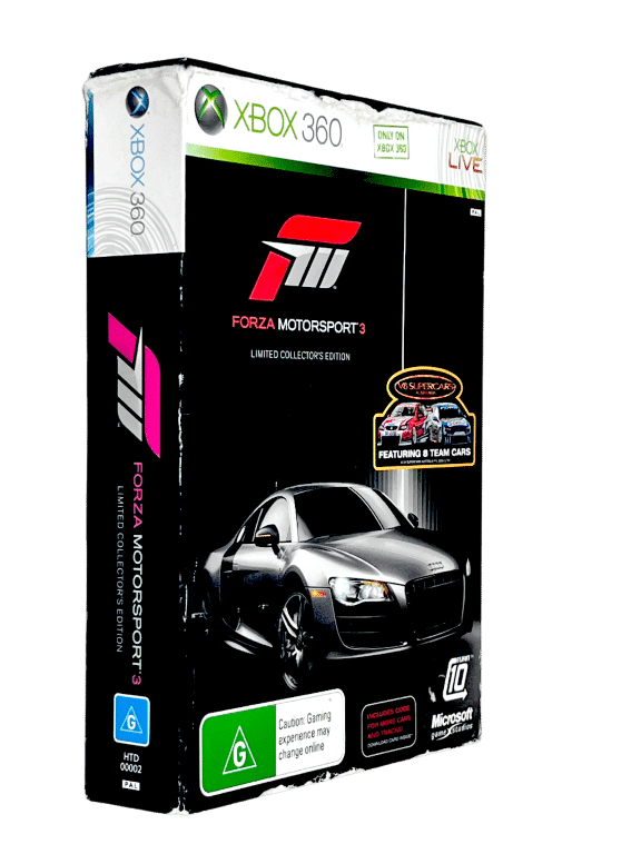Forza Motorsport 3 COLLECTOR'S EDITION (Xbox 360) *BLACK BOX EDITION ...