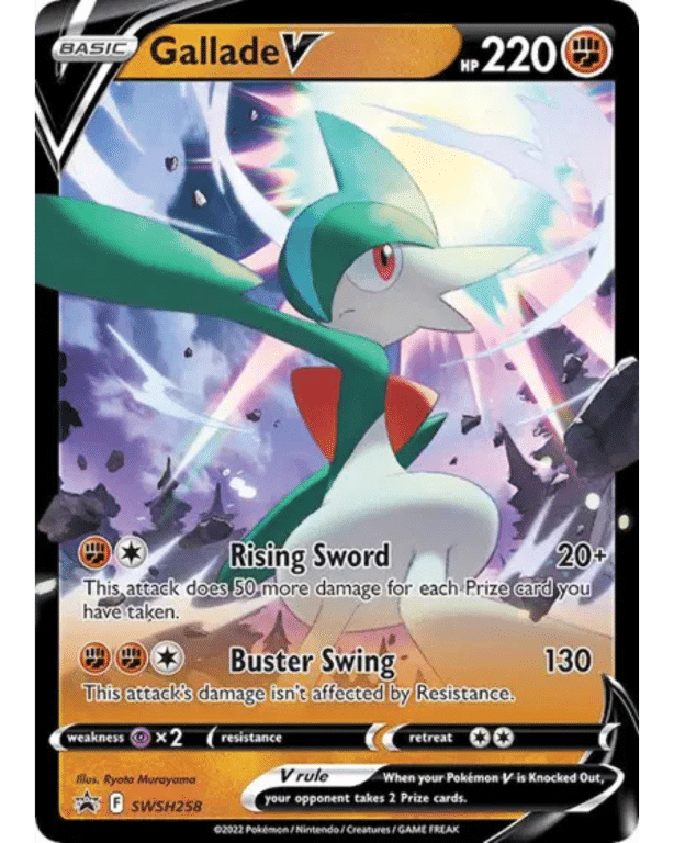 POKEMON TCG - Gallade V SWSH258 Sword & Shield Promo - Appleby Games
