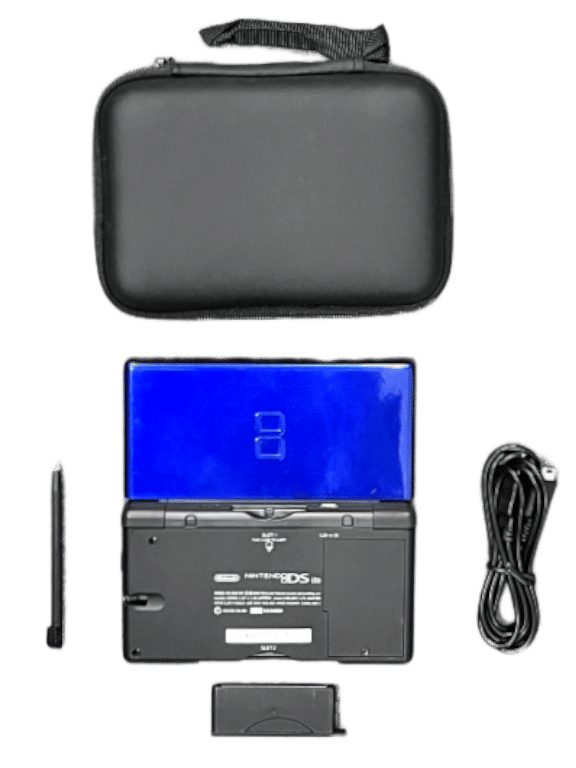 Nintendo DS Lite Console (Blue / Black) + Charger + Case - Appleby Games