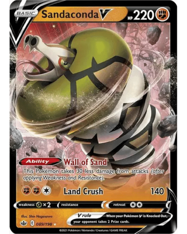 POKEMON TCG - Sandaconda 089/198 Chilling Reign - Appleby Games