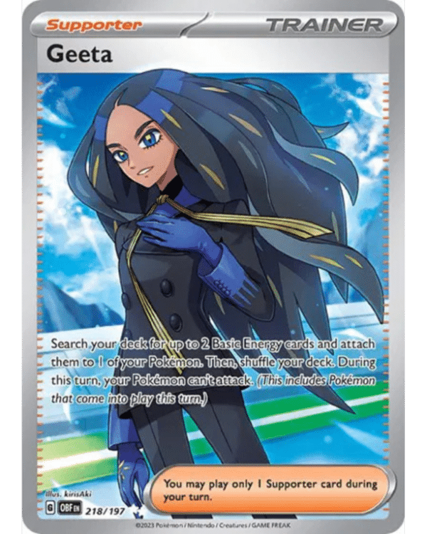 POKEMON TCG - Geeta 218/197 Obsidian Flames - Appleby Games