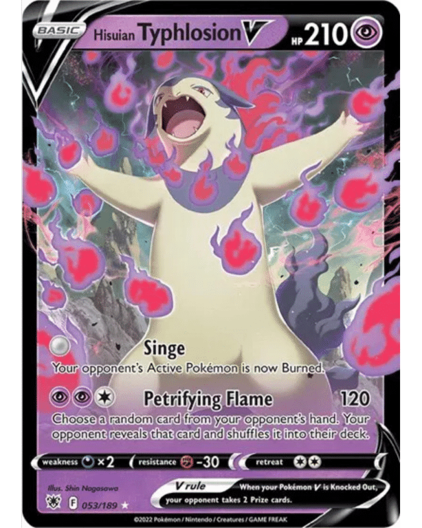POKEMON TCG - Hisuian Typhlosion V 053/189 Astral Radiance - Appleby Games