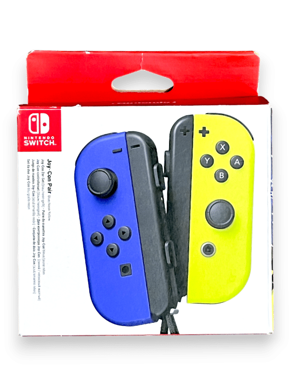 Nintendo Switch Joy-Cons Pair Yellow & Blue MINT IN BOX - Appleby Games