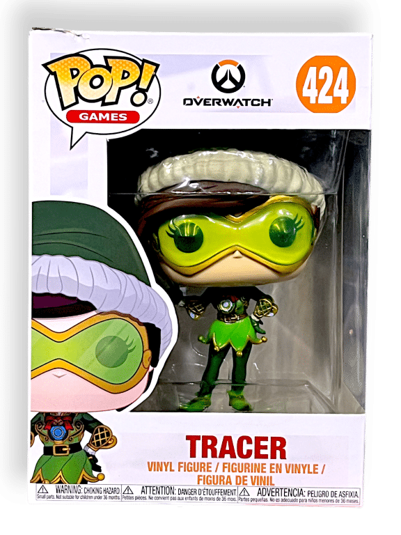 Funko Pop! Games #424 - Overwatch Tracer (Holiday Edition) - Appleby Games