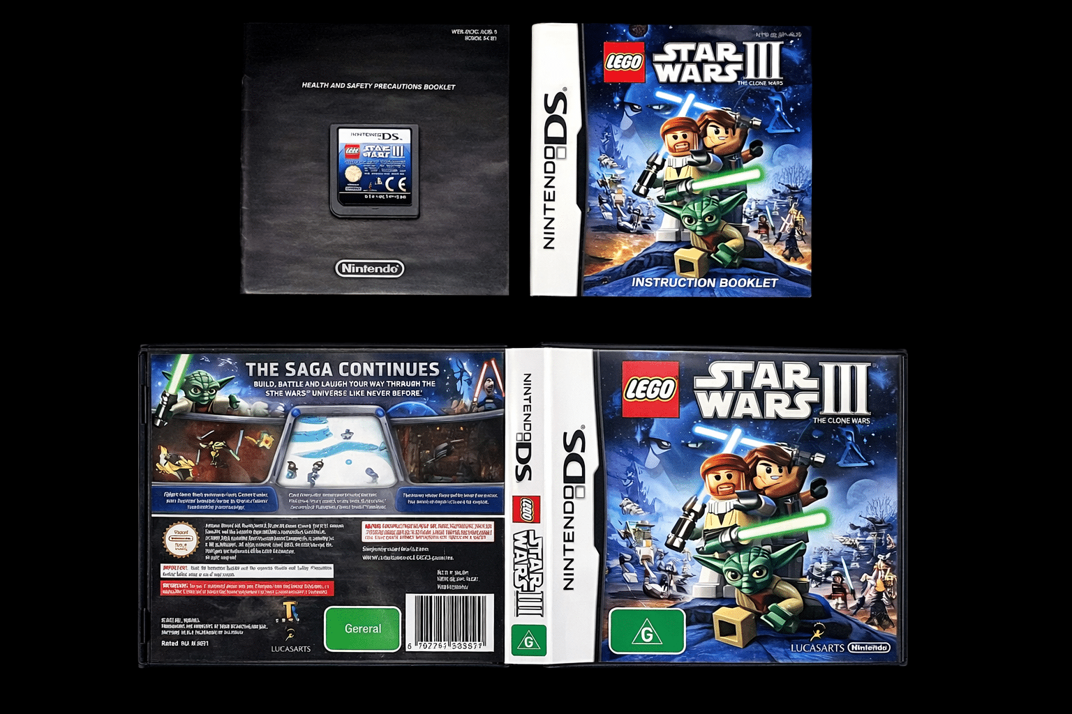 LEGO Star Wars III: The Clone Wars (DS) *MINT COMPLETE* - Appleby Games