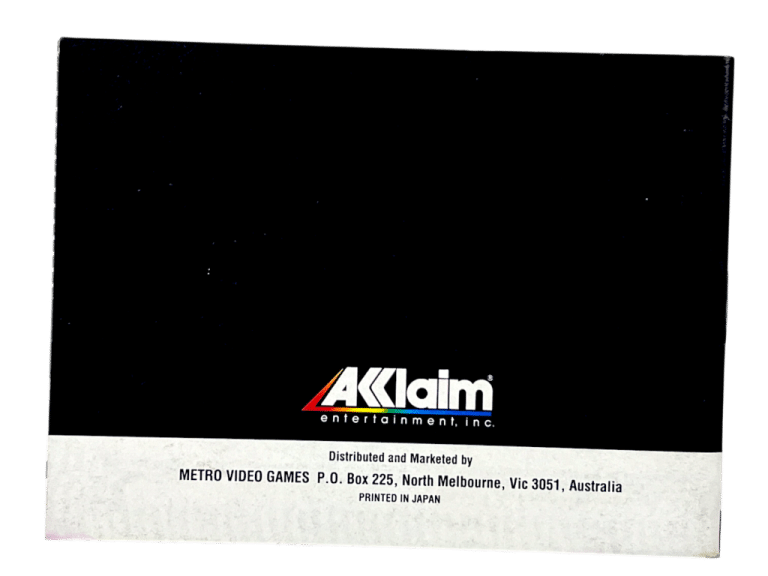 The Simpsons: Bart vs. the Juggernauts (Game Boy) - Instruction Booklet ...