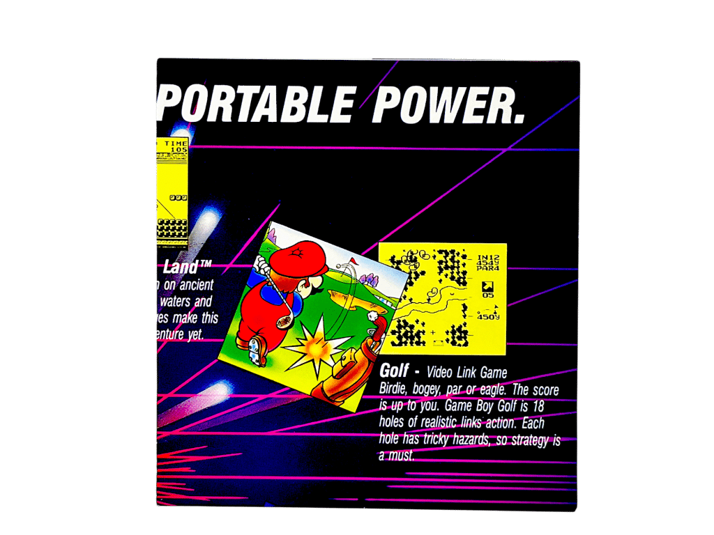 Nintendo Game Boy "Portable Power" Promotional Poster (Game Boy ...